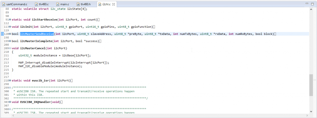 ccs7 code folding example – dalescott.net