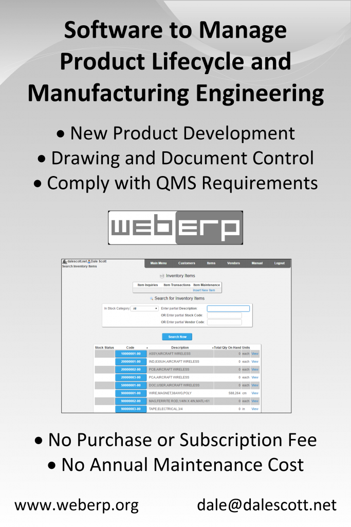 webERP – dalescott.net