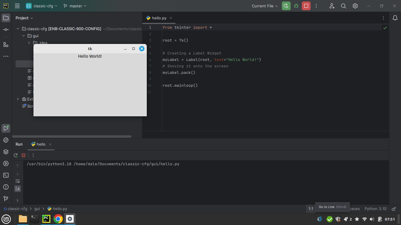 Install PyCharm Community on Linux Mint 21.3 – dalescott.net